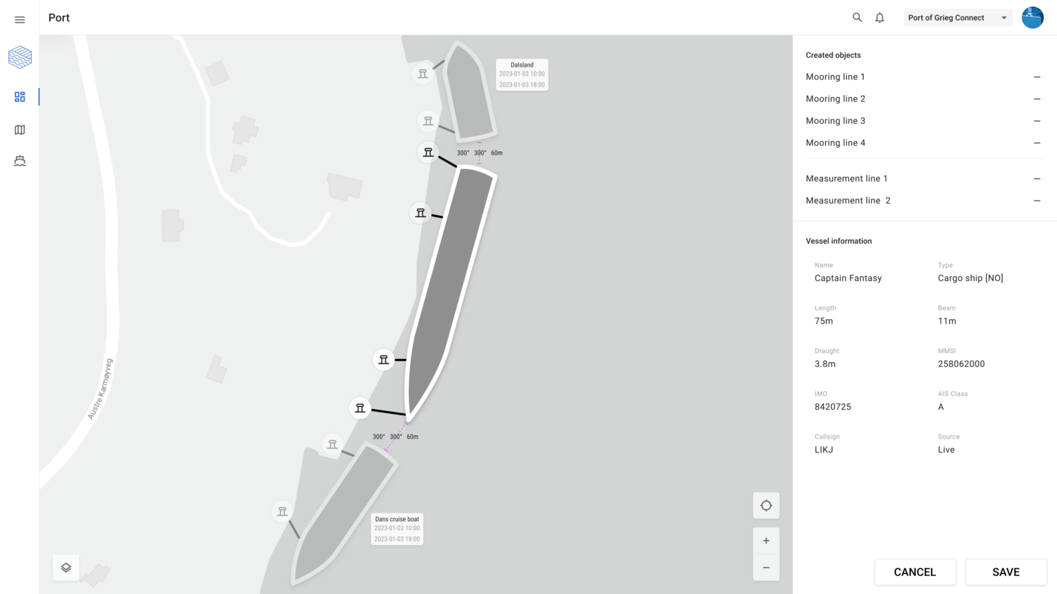 The new mooring plan | Grieg Connect